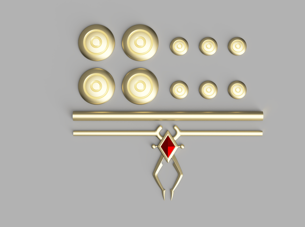 Colette's Accessories [3D Print Files] DangerousLadies