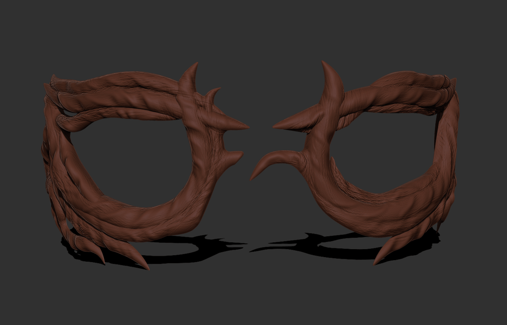 Playful Land Masks [3D Print Files] DangerousLadies