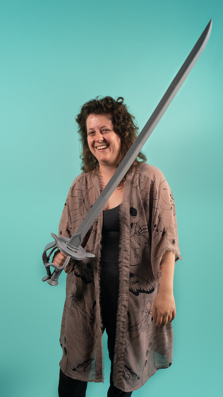 Mira's Gok-do Curved Moon Sword [3D Printed Kit] DangerousLadies