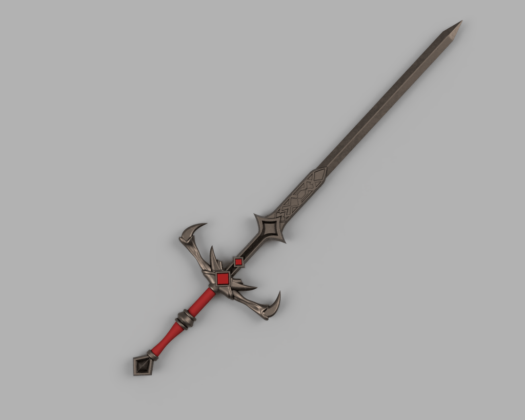 Fjord's Star Razor Sword [3D Print Files] DangerousLadies