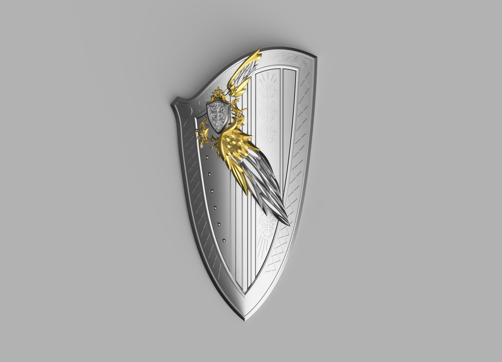 Paladin Hero's Shield [3D Print Files] [3D Print Files] DangerousLadies