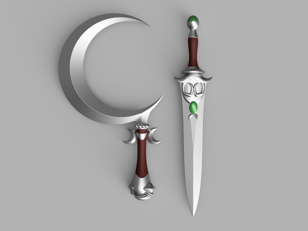 Melinoë's Dagger and Sickle [3D Print Files] DangerousLadies