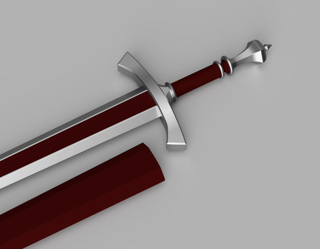 Severa's Striking Sword and Sheath [3D Print Files] DangerousLadies