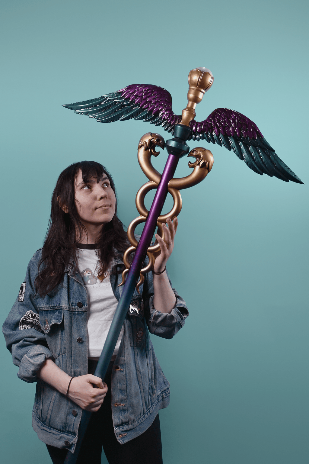 The Ancient Hermes' Caduceus Staff [3D Printed Kit] DangerousLadies