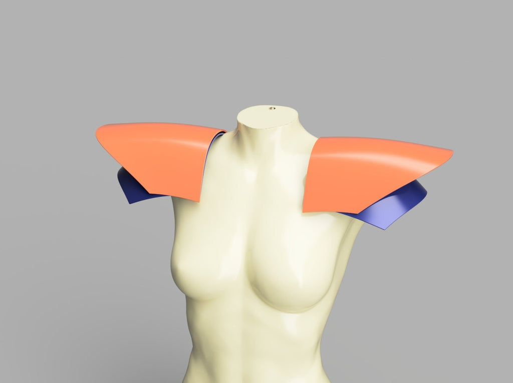 Angel Daisy Pauldron [3D Print Files] DangerousLadies