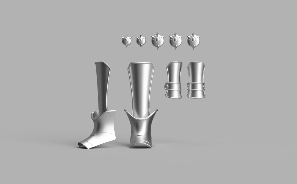 Annette's Three Hopes Accessories [3D Print Files] DangerousLadies