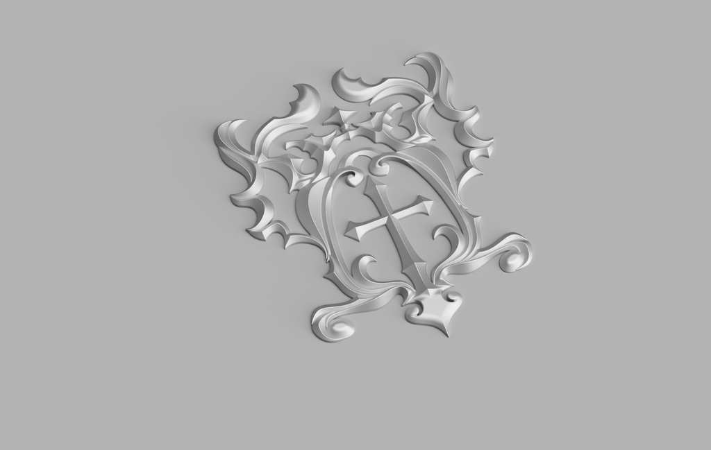 Belmont Hunter Family Crest [3D Print Files] DangerousLadies