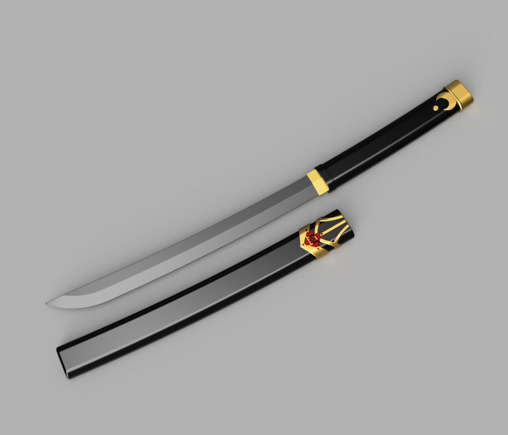 Crescent Moon Blade Dagger [3D Print Files] DangerousLadies