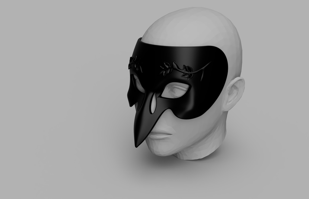 Crowley's Mask [3D Print Files] DangerousLadies
