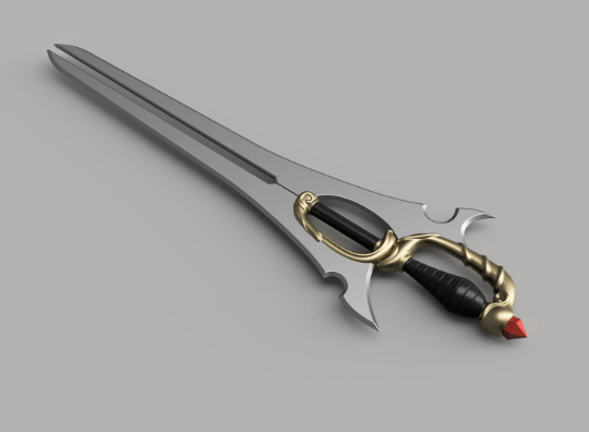 Dark Crystal Dual Glaive [3D Print Files] DangerousLadies