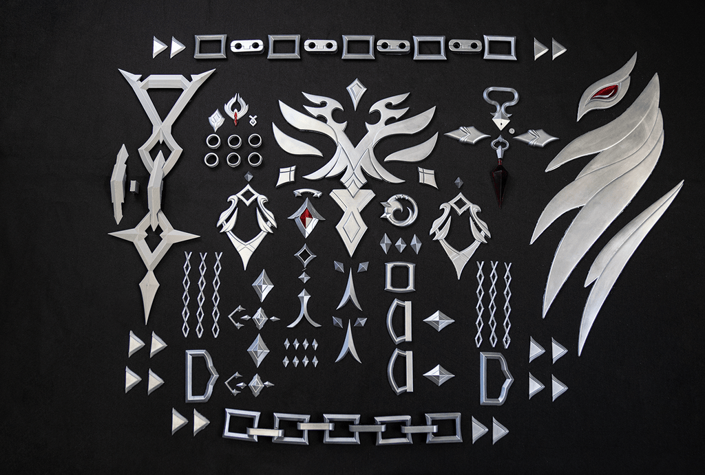 Diluc's Red Dead of Night Accessories Kit DangerousLadies