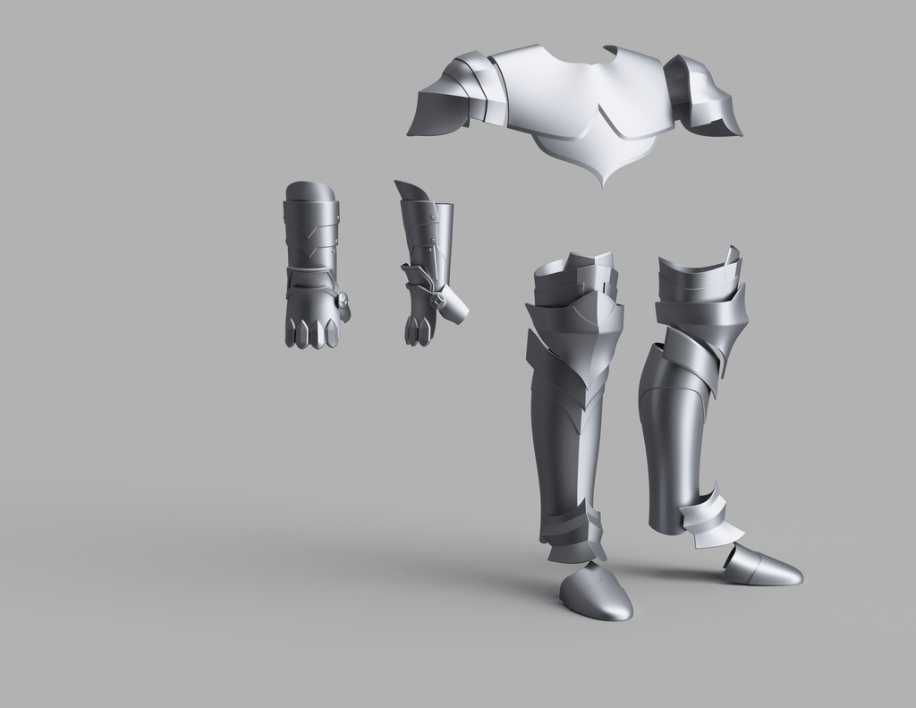 Dimitri's Academy Armour[3D Print Files] DangerousLadies