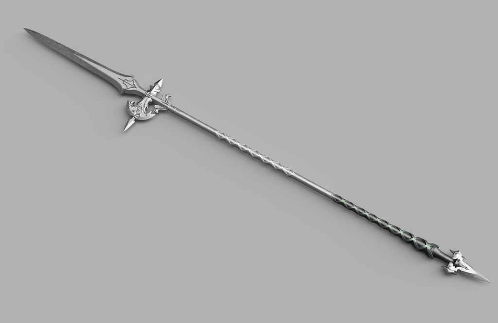 Dion Lesage's Dragoon Lance [3D Print Files] DangerousLadies