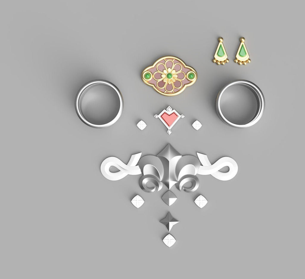 Dorothea's Three Hopes Accessories [3D Print Files] DangerousLadies