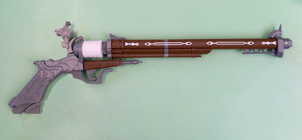 Emet-Selch's Ghost Barque Revolver [3D Printed Kit] DangerousLadies