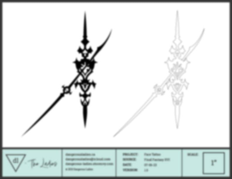 FFXVI Bearer Brand Tattoo [Digital Pattern] DangerousLadies