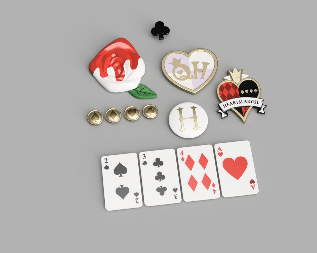 Heartslabyul Accessories for Trey Deuce Ace Cater [3D Print Files ...