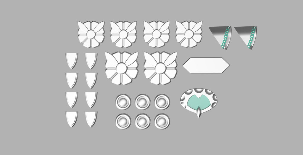 Ingrid's Timeskip Accessories [3D Print Files] DangerousLadies