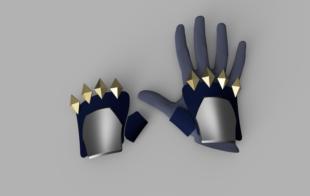 Jean's Back of Hand Armour [3D Print Files] DangerousLadies