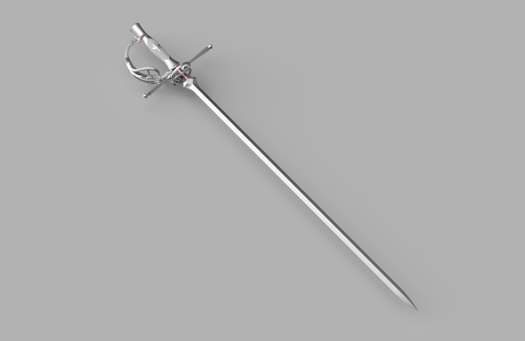 Jill Warrick's Rapier [3D Print Files] DangerousLadies