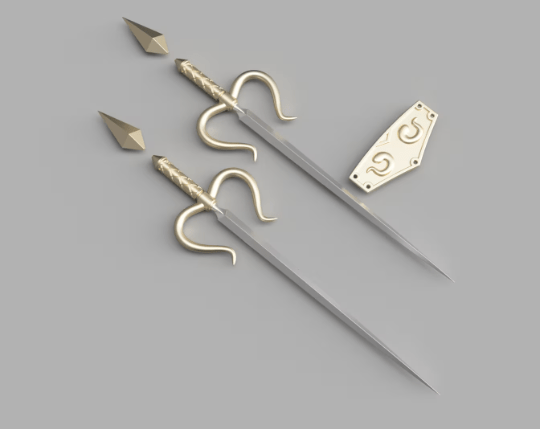 Lady Kayura's Sais [3D Print Files] DangerousLadies