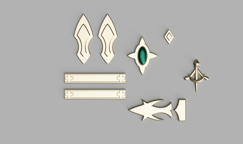 Linhardt's Three Hopes Accessories [3D Print Files] DangerousLadies