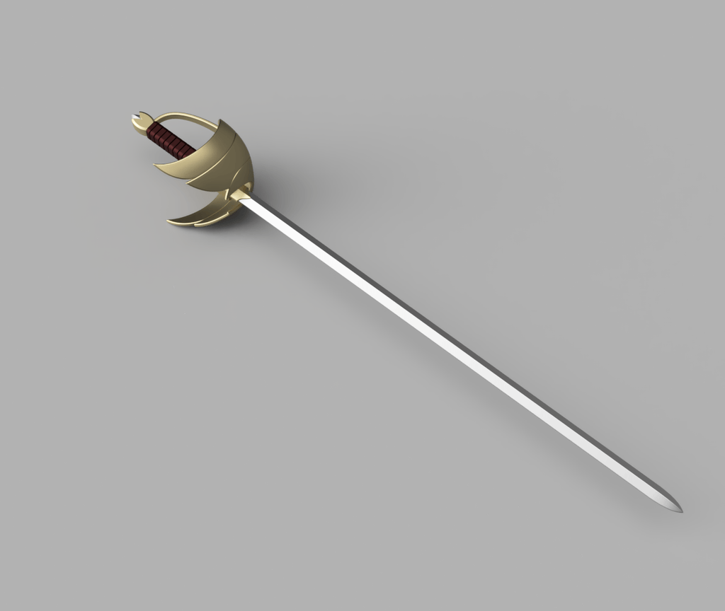 Maya's Rapier [3D Print Files] DangerousLadies