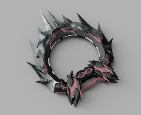 Moebius Moonblade Chakram Rings [3D Print Files] DangerousLadies