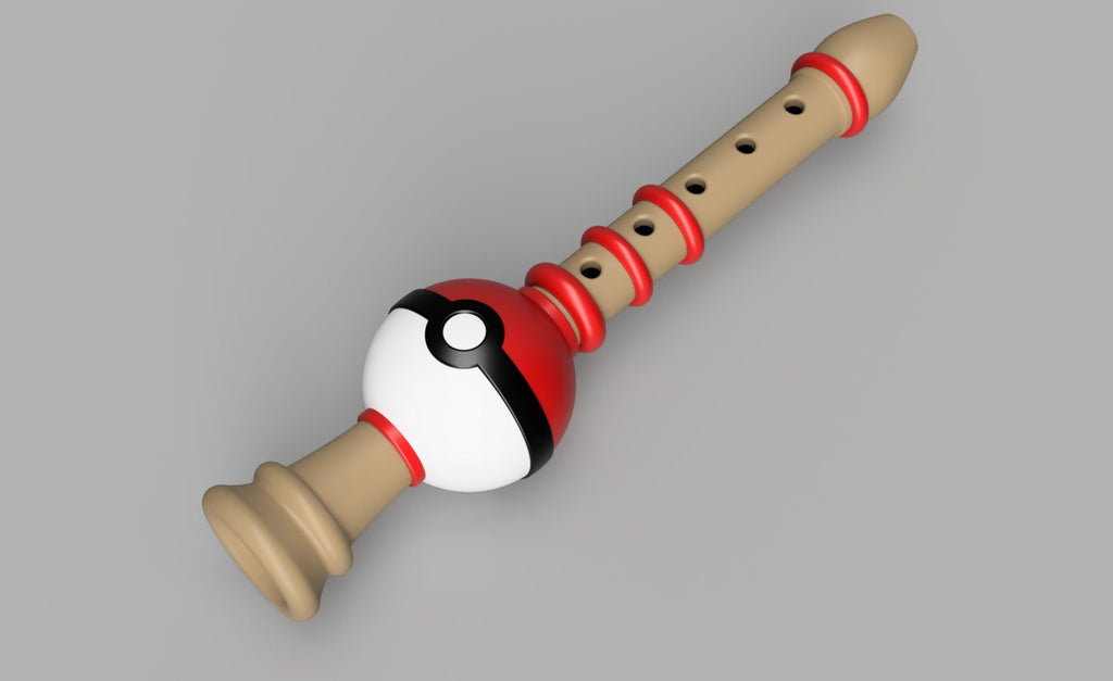 Poké Flute Pokeflute [3D Print Files] DangerousLadies