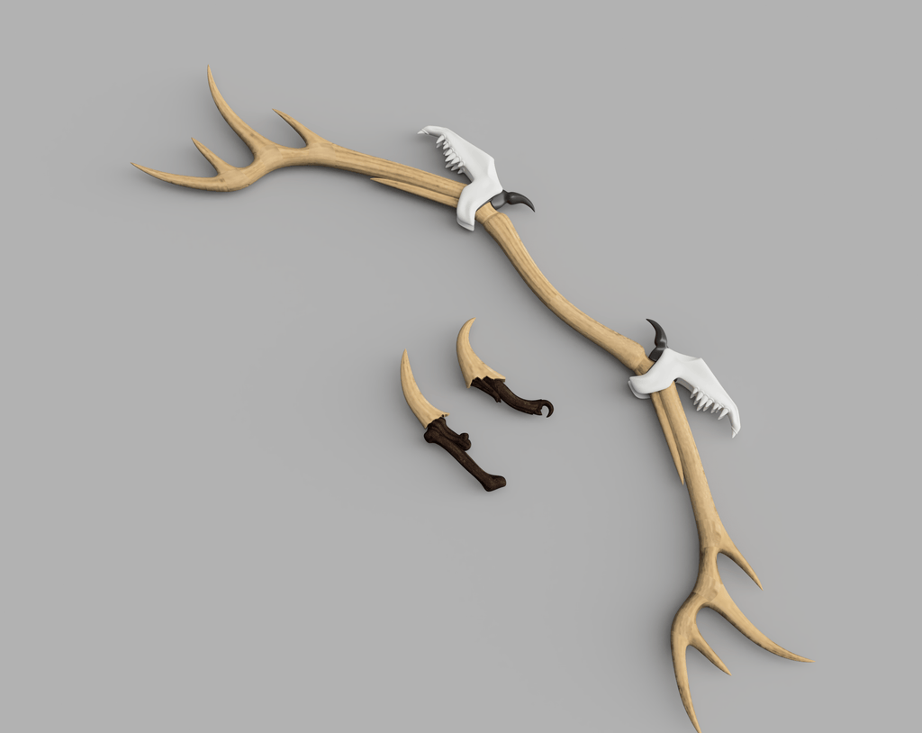 Raised by Wolves Bow and Daggers [3D Print Files] DangerousLadies