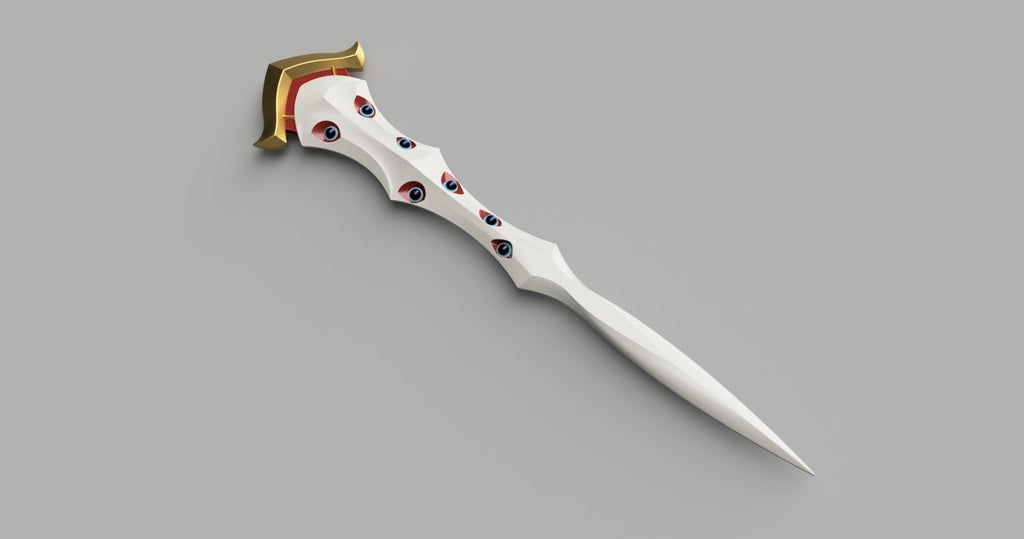 Shimmery Witch Rod [3D Print Files] DangerousLadies