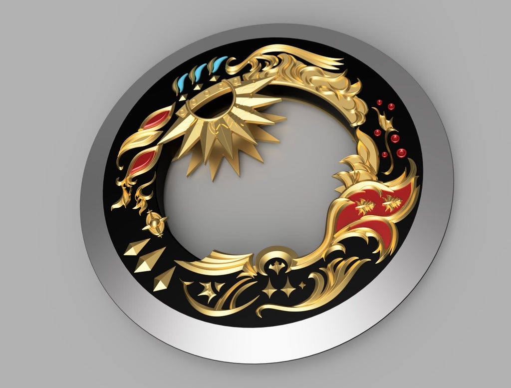 Weathered Krishna Rings - Dancer Chakrams [3D Print Files] DangerousLadies