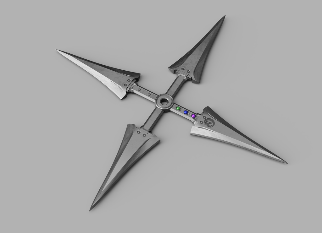 Yuffie's Remake Shuriken [3D Print Files] DangerousLadies