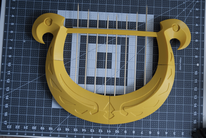 Zelda's Goddess Harp [3D Printed Kit] DangerousLadies